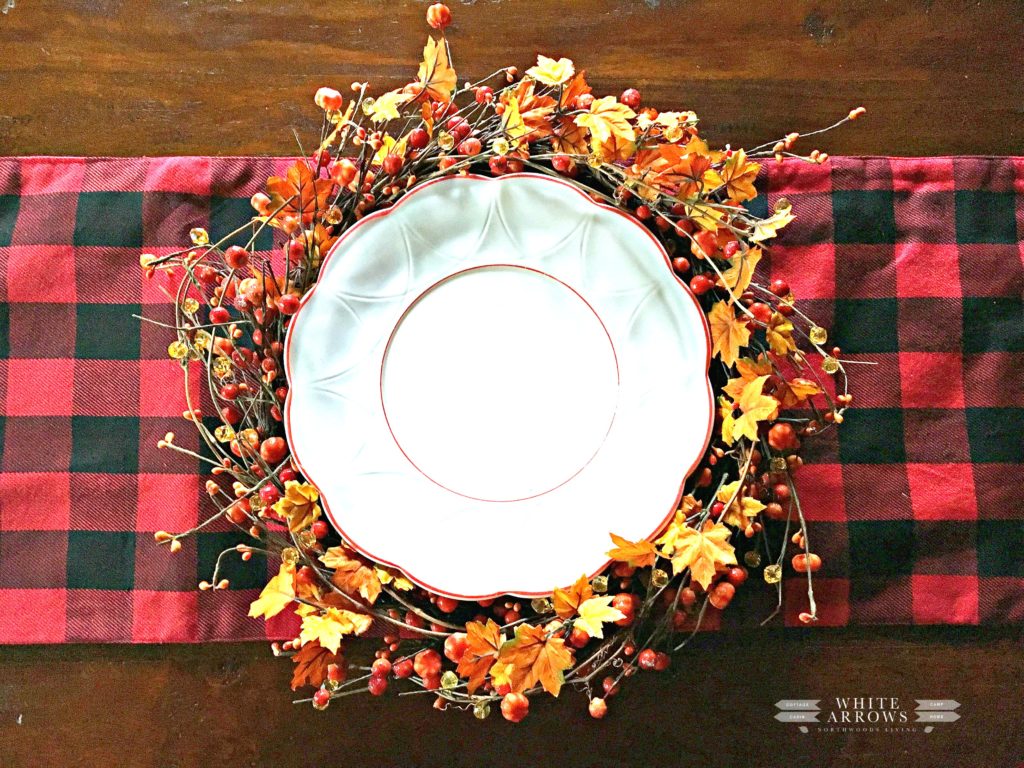 buffalo-plaid-placesetting ~ White Arrows Home