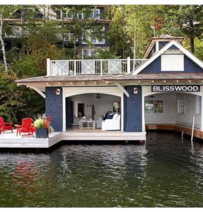 Boathouses- Lake House Inspiration ~ White Arrows Home