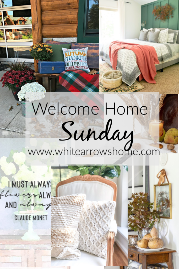 Welcome Home Sunday- Autumn Home Decor ~ White Arrows Home