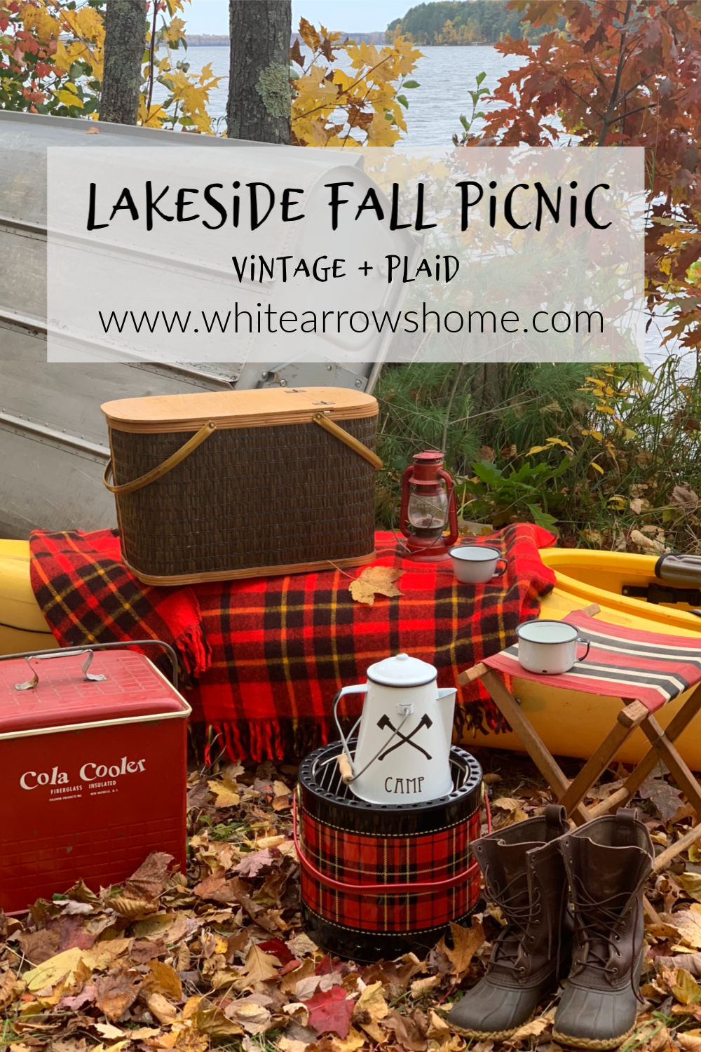 A Lakeside Fall Picnic ~ White Arrows Home