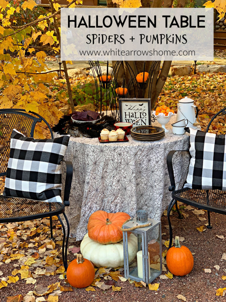 20 Halloween Tablescapes on Tour ~ White Arrows Home