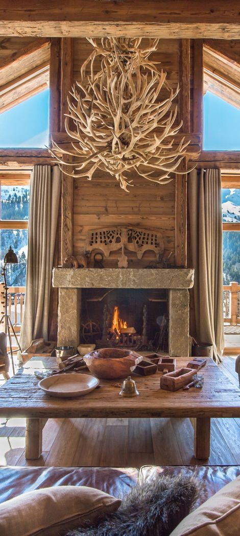 Beautiful Fireplace Design ~ White Arrows Home