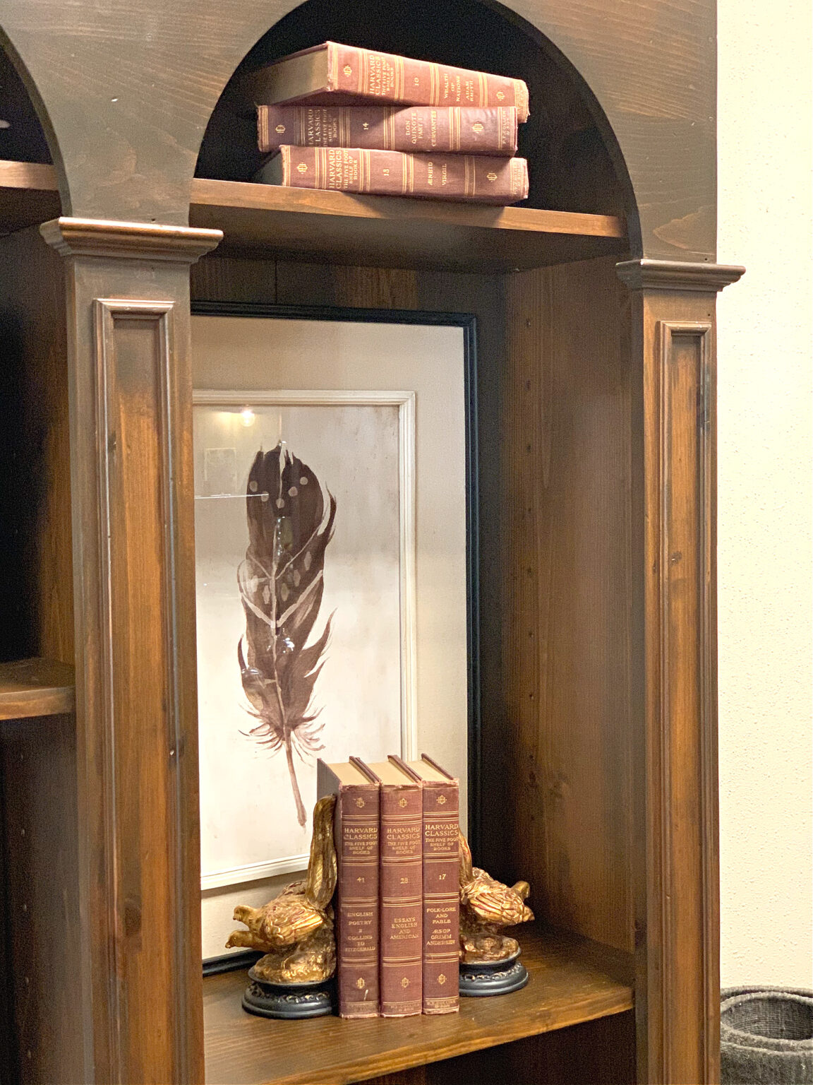 The Art of Bookscaping | Decorating With Books ~ White Arrows Home