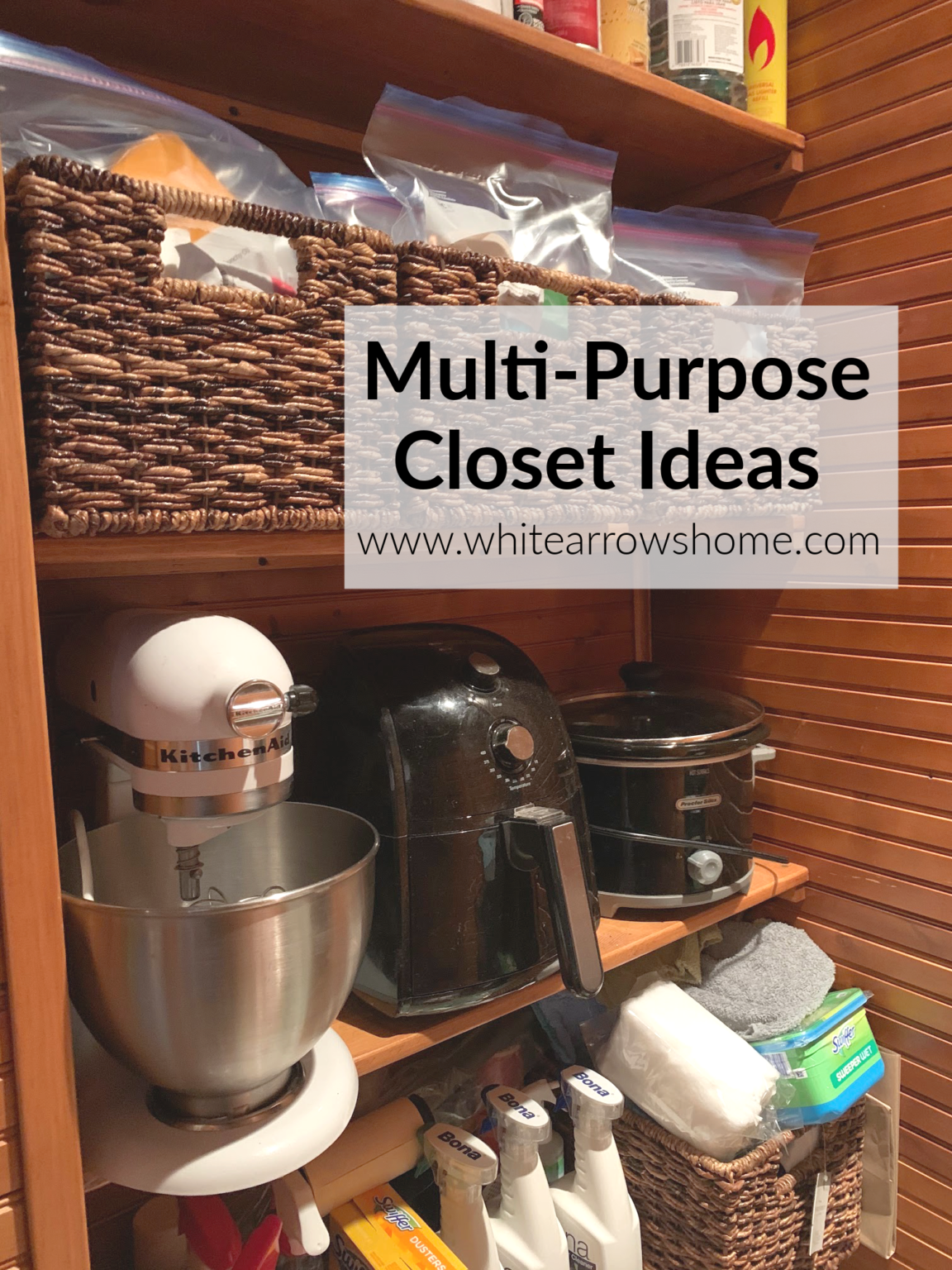 Multi-tasking Closet Ideas ~ White Arrows Home
