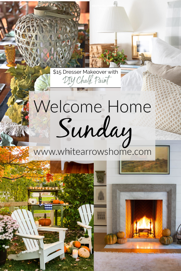 Welcome Home Sunday ~ White Arrows Home