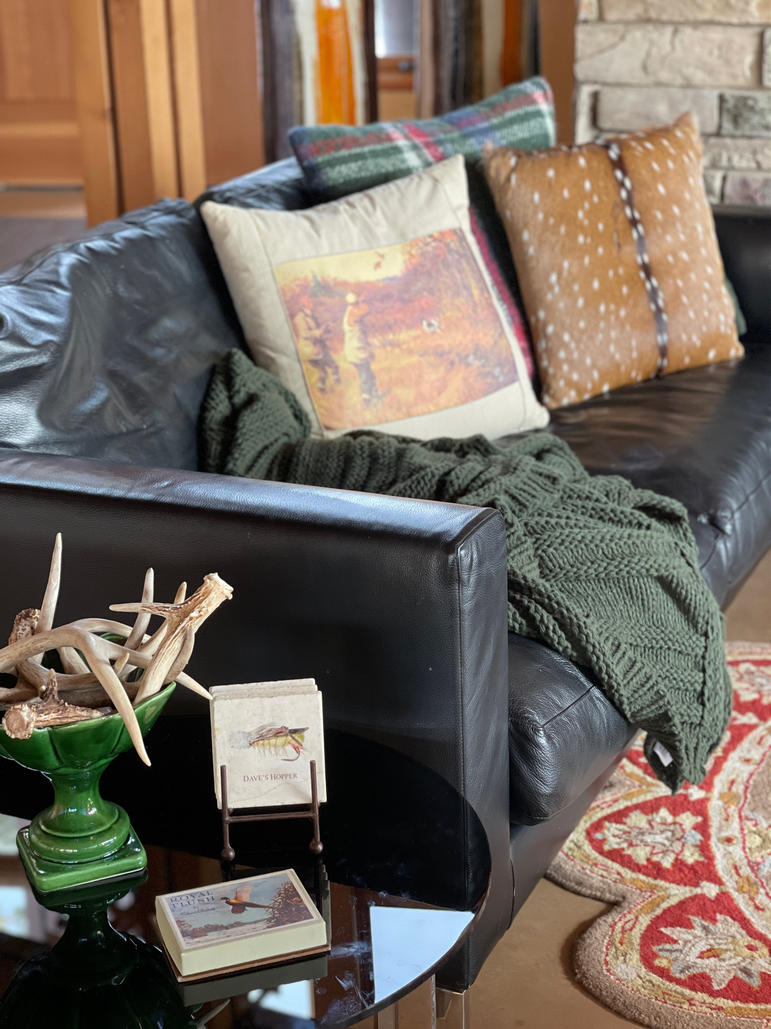 Prairie Style Living Room ~ White Arrows Home