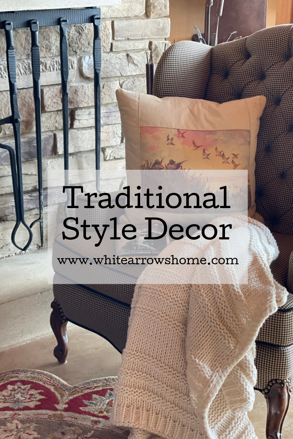 Prairie Style Living Room ~ White Arrows Home
