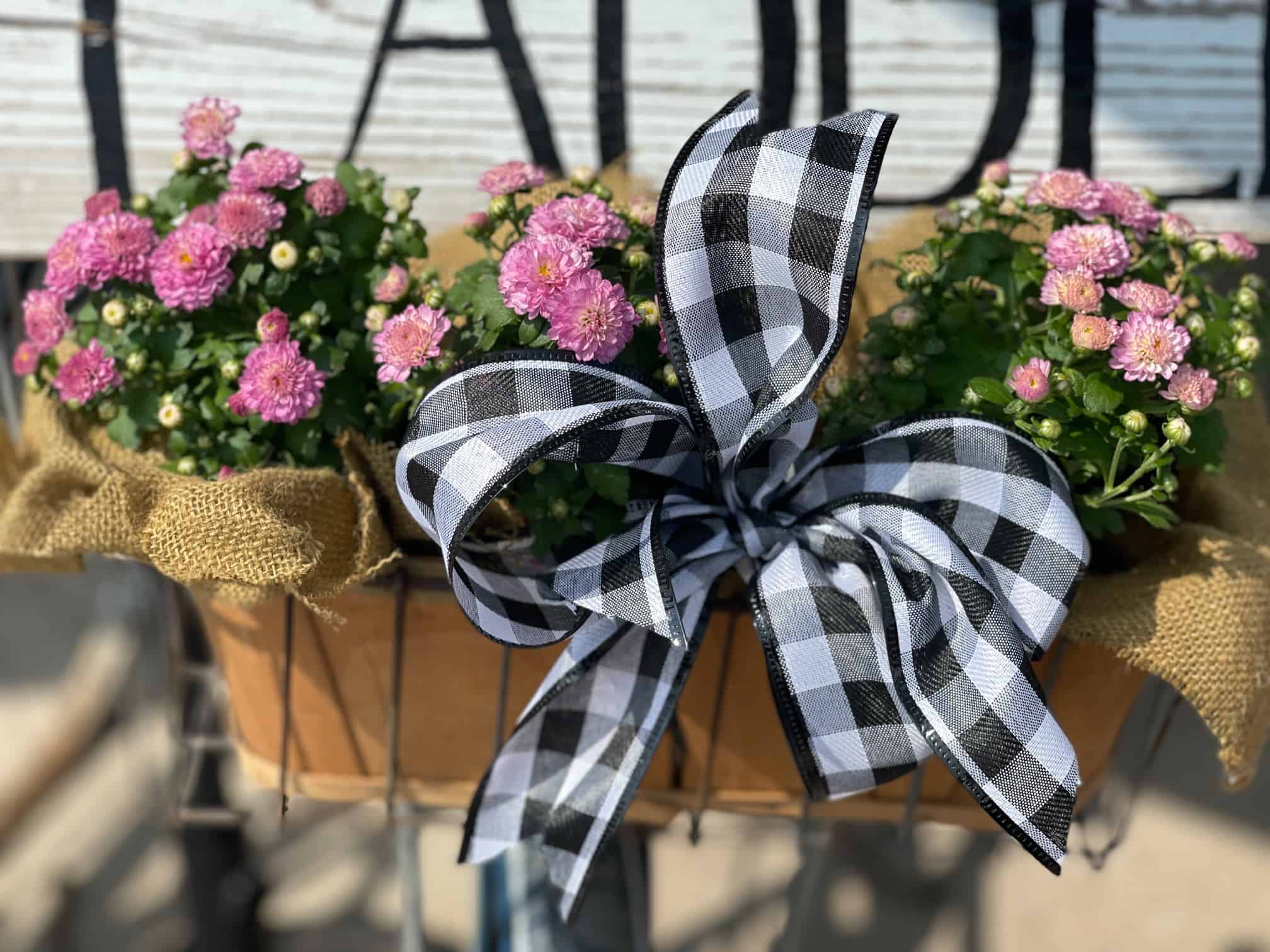 Beautiful Ways to Decorate with Mums ~ White Arrows Home