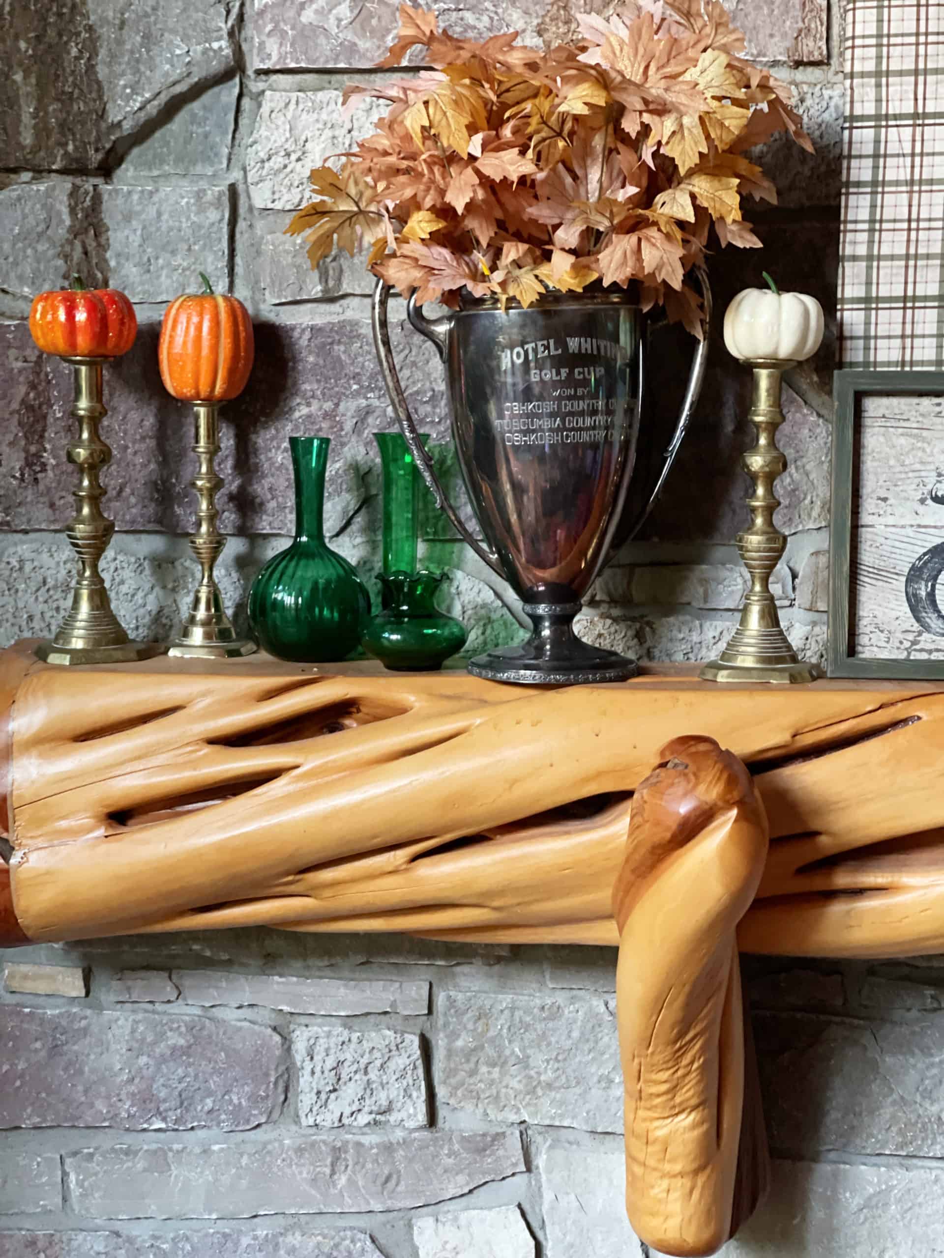 Seven Steps to a Gorgeous Fall Mantel ~ White Arrows Home