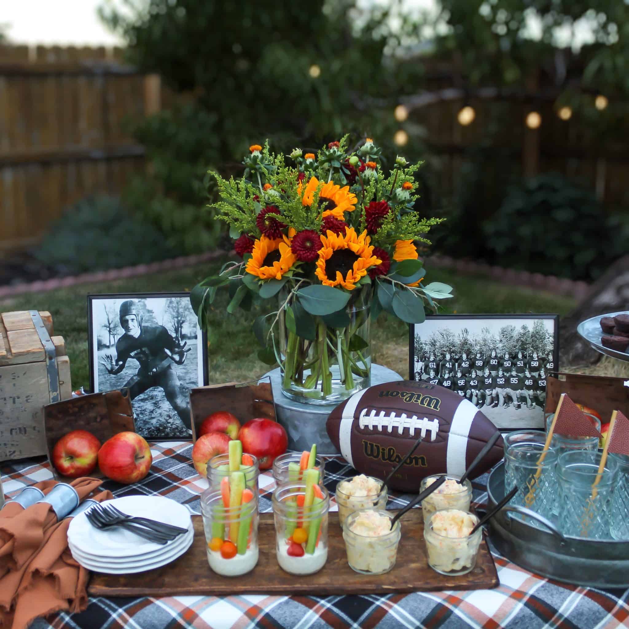 Styling a Festive Tailgate Party ~ White Arrows Home