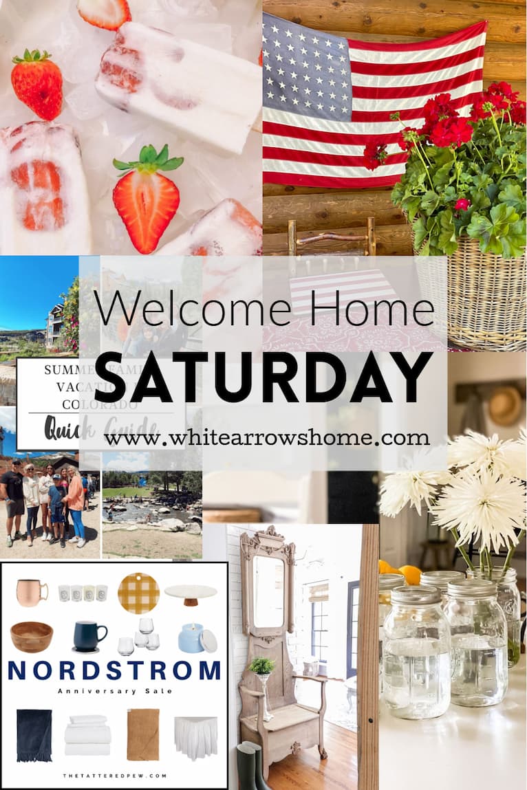 Welcome Home Saturday with Simply 2 Moms ~ White Arrows Home