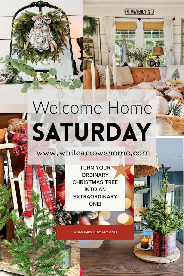 Welcome Home Saturday Inspiration for Christmas Inside and Outside Your ...
