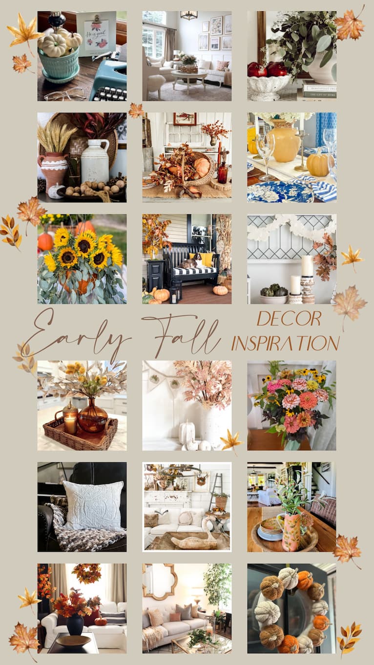 Easy First Touches of Fall Decor ~ White Arrows Home