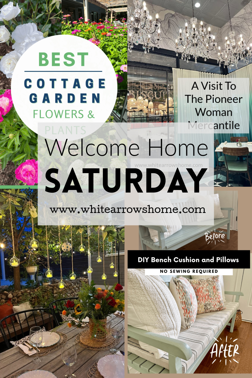 Welcome Home Saturday- August Already? ~ White Arrows Home