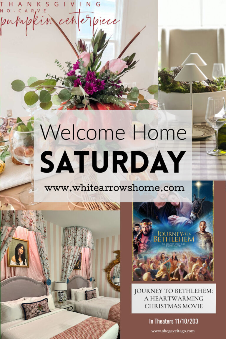 Welcome Home Sunday ~ White Arrows Home