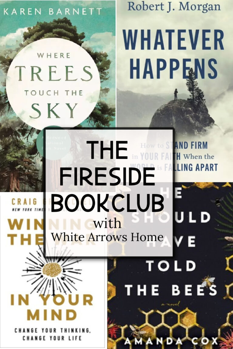 This Month's Books to Read: Fireside Book Club No. 56 ~ White Arrows Home
