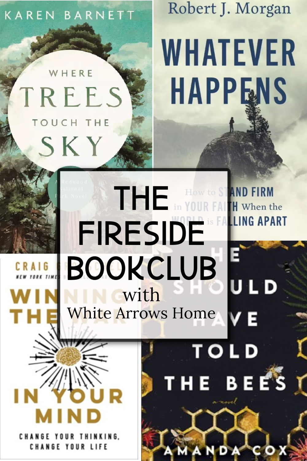 This Month's Books to Read: Fireside Book Club No. 56 ~ White Arrows Home